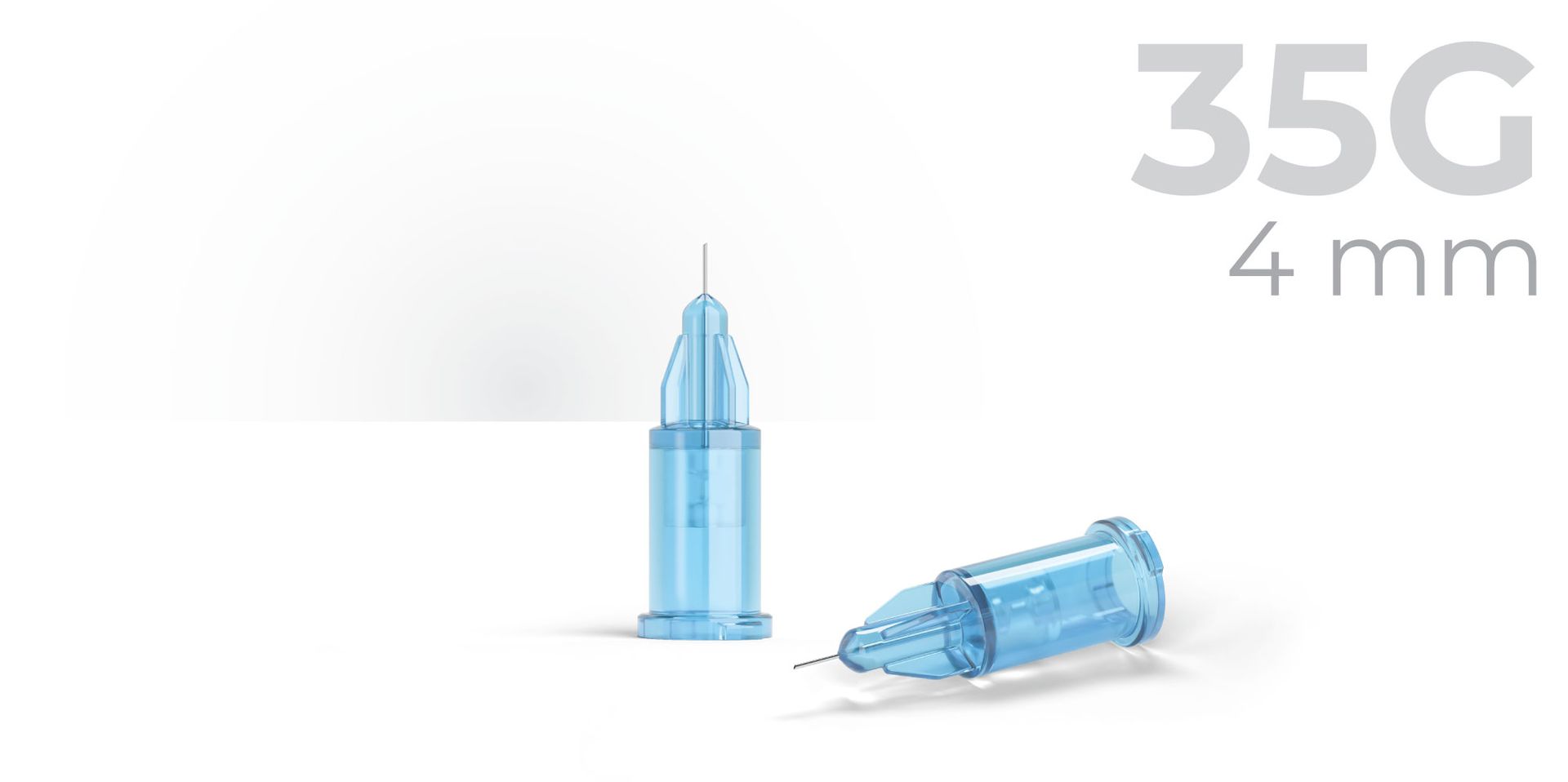 Hypodermic low dead space, ultra thin Zelostat™ needle 35G